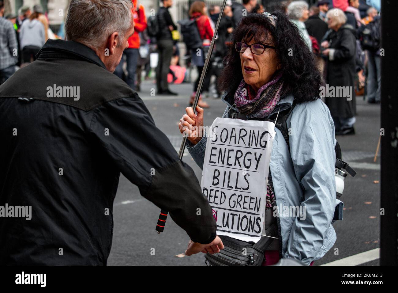 Extinction Rebellion protests, Central London, October 2022 Stock Photo ...