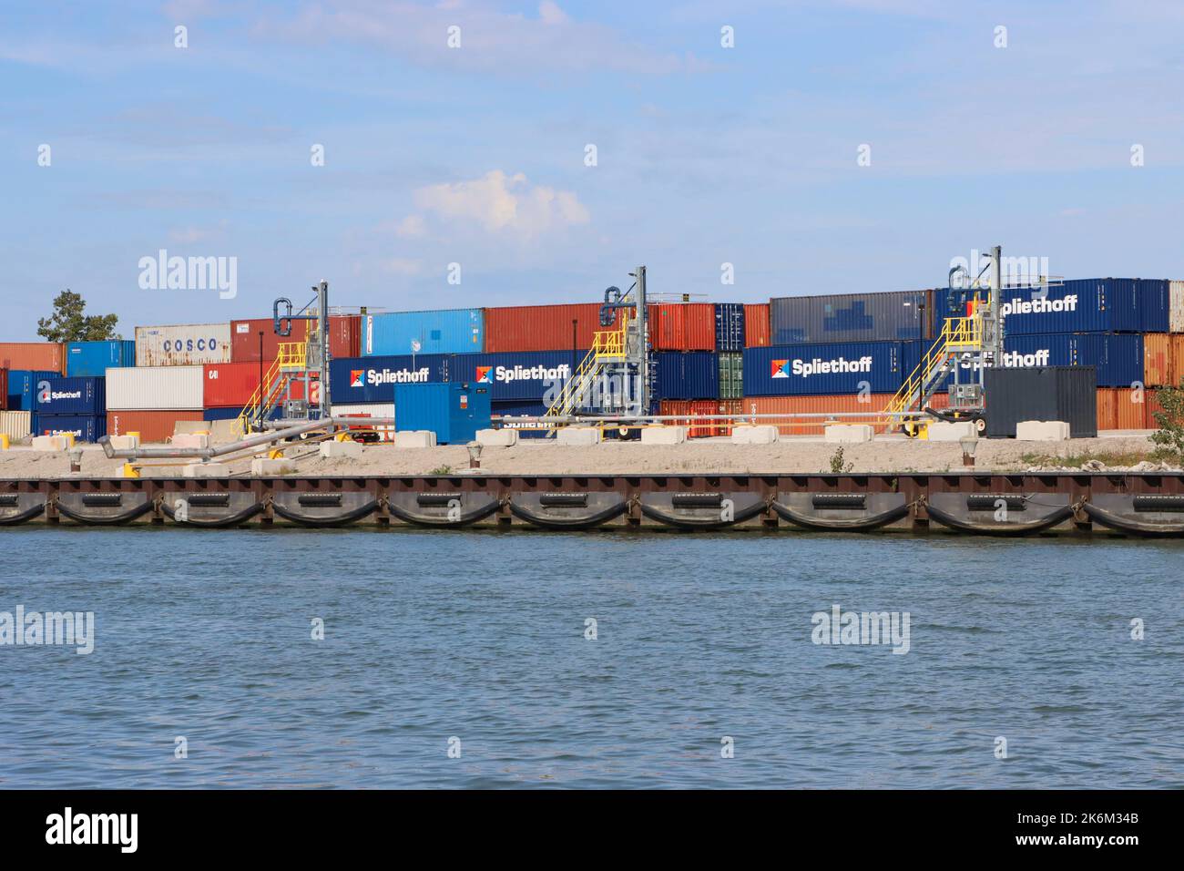 Port of Cleveland by downtown Cleveland, Ohio Stock Photo - Alamy