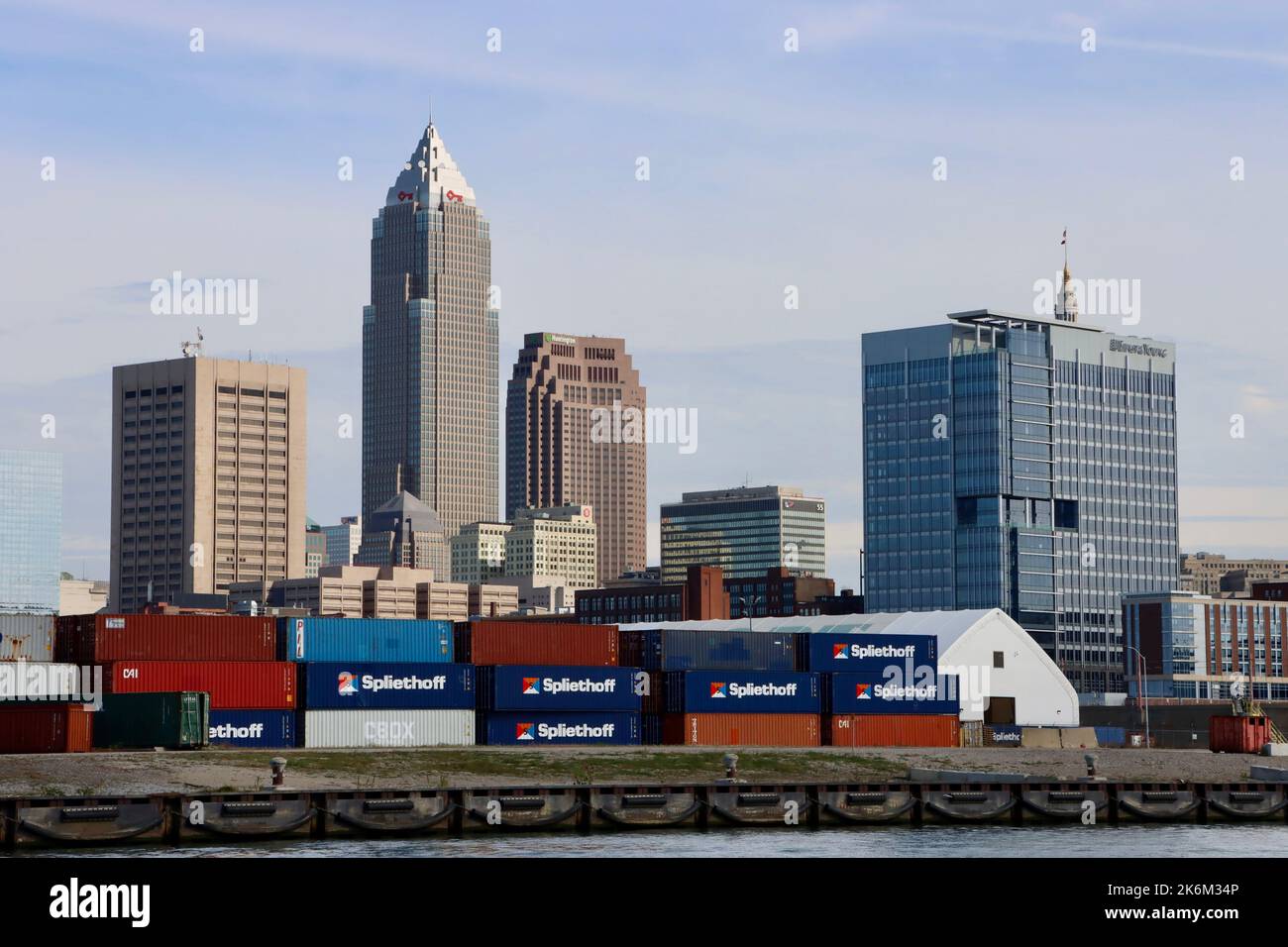Port of Cleveland by downtown Cleveland, Ohio Stock Photo - Alamy
