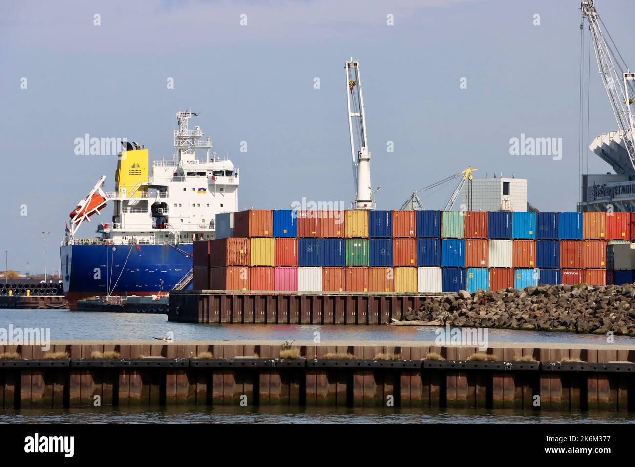 Port of Cleveland by downtown Cleveland, Ohio Stock Photo - Alamy