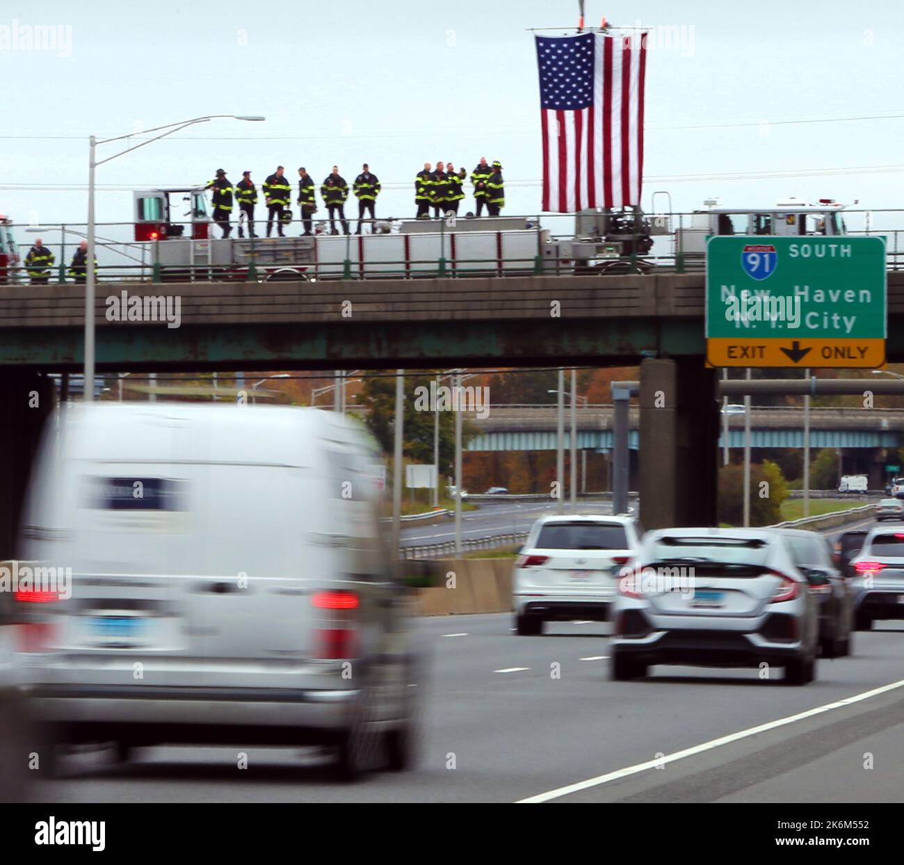 Meriden, Connecticut, USA. 14th Oct, 2022. Members of the Meriden Fire ...