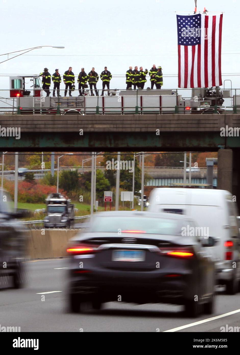 Meriden, Connecticut, USA. 14th Oct, 2022. Members of the Meriden Fire ...