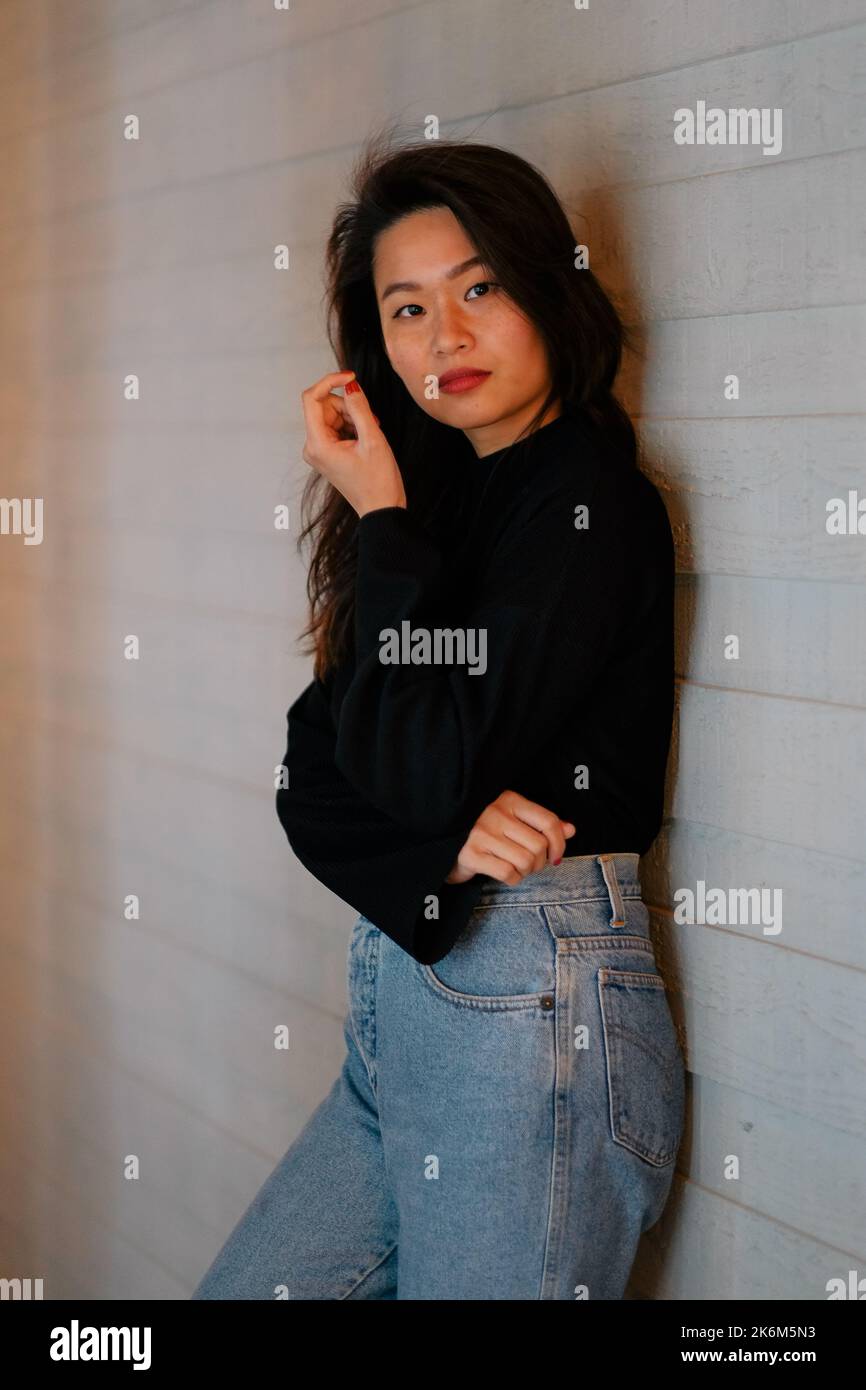 Woman look nails hi-res stock photography and images - Alamy