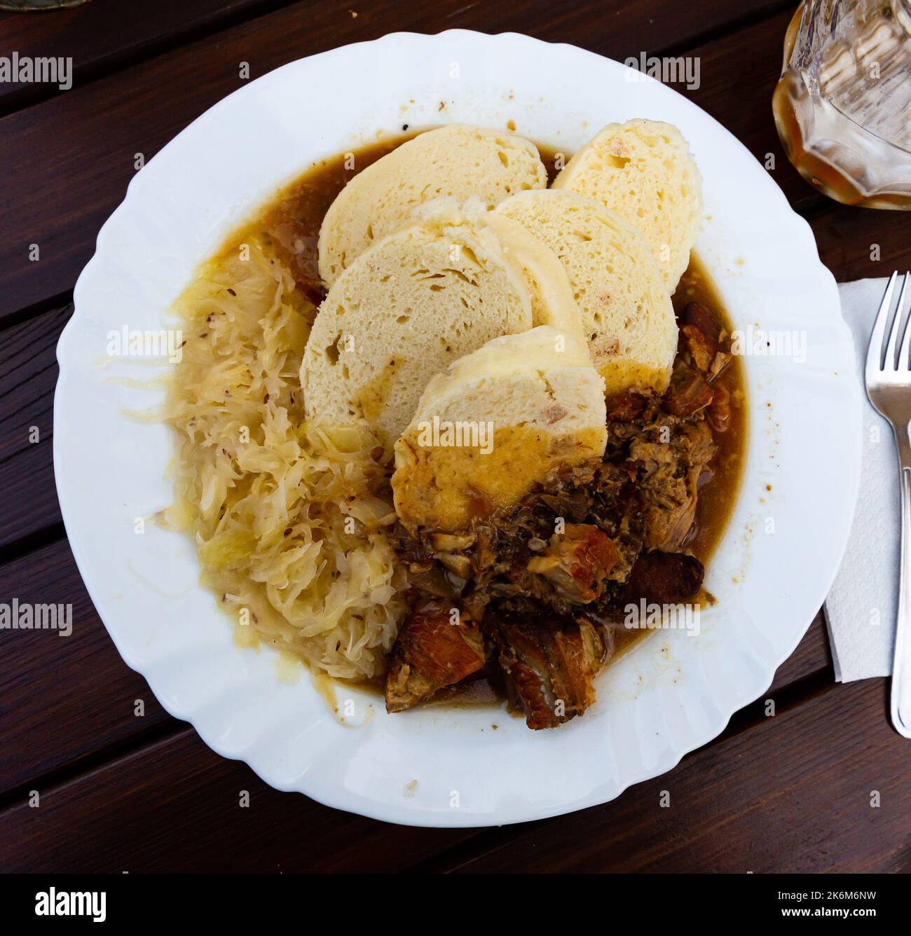 Moravsky vrabec, typical czech dish Stock Photo - Alamy