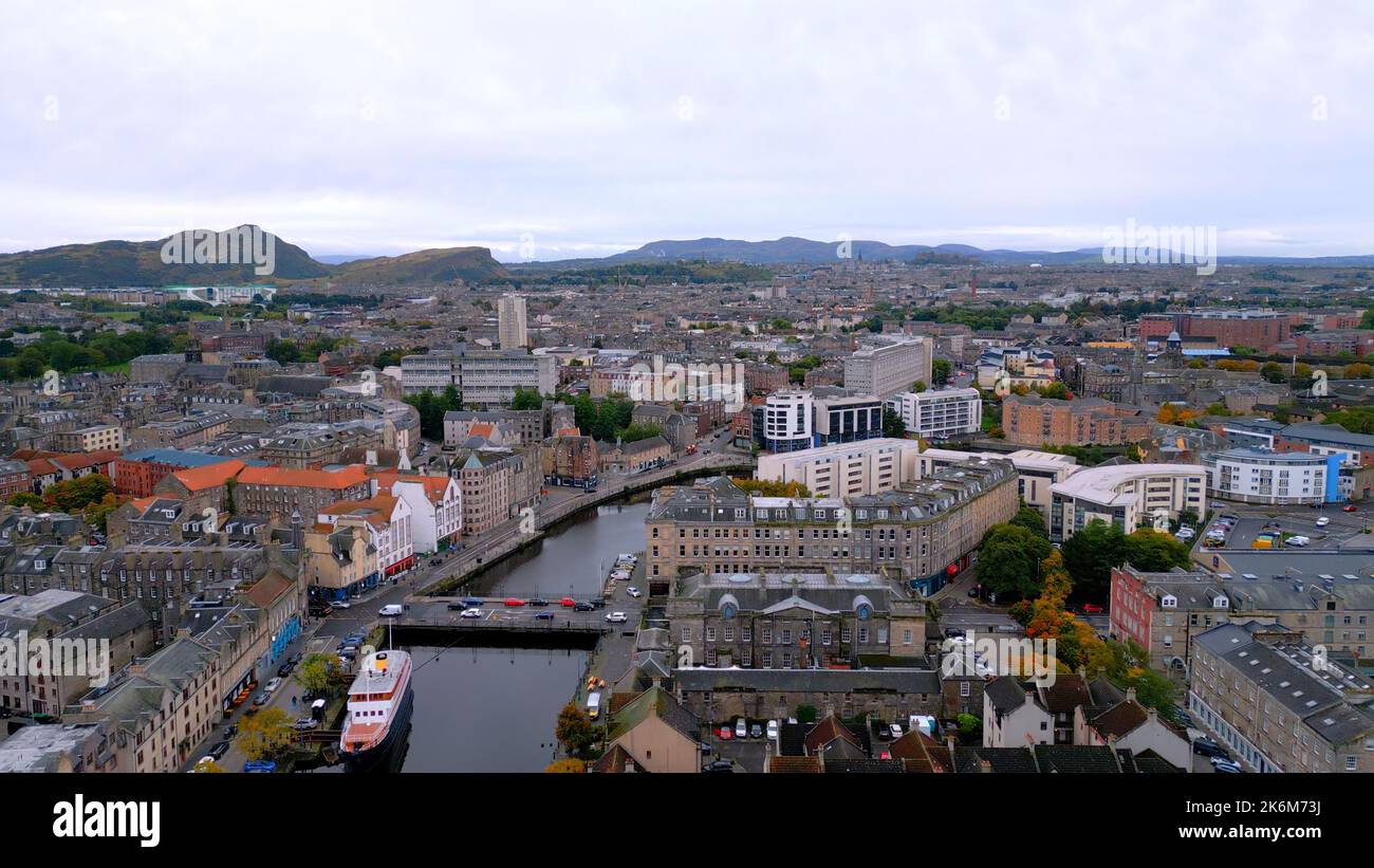Edinburgh port aerial hi-res stock photography and images - Alamy
