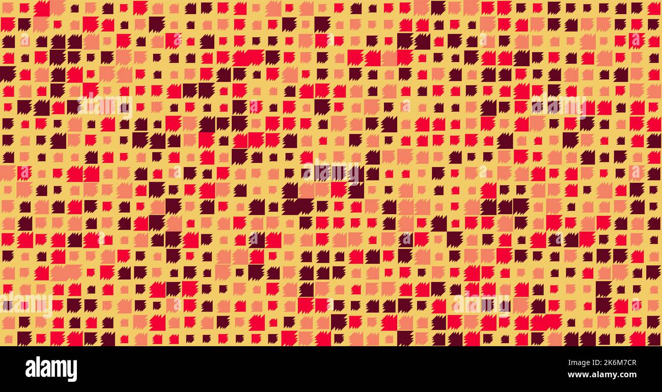 Abstract Round Colour Halftone computational art background ...