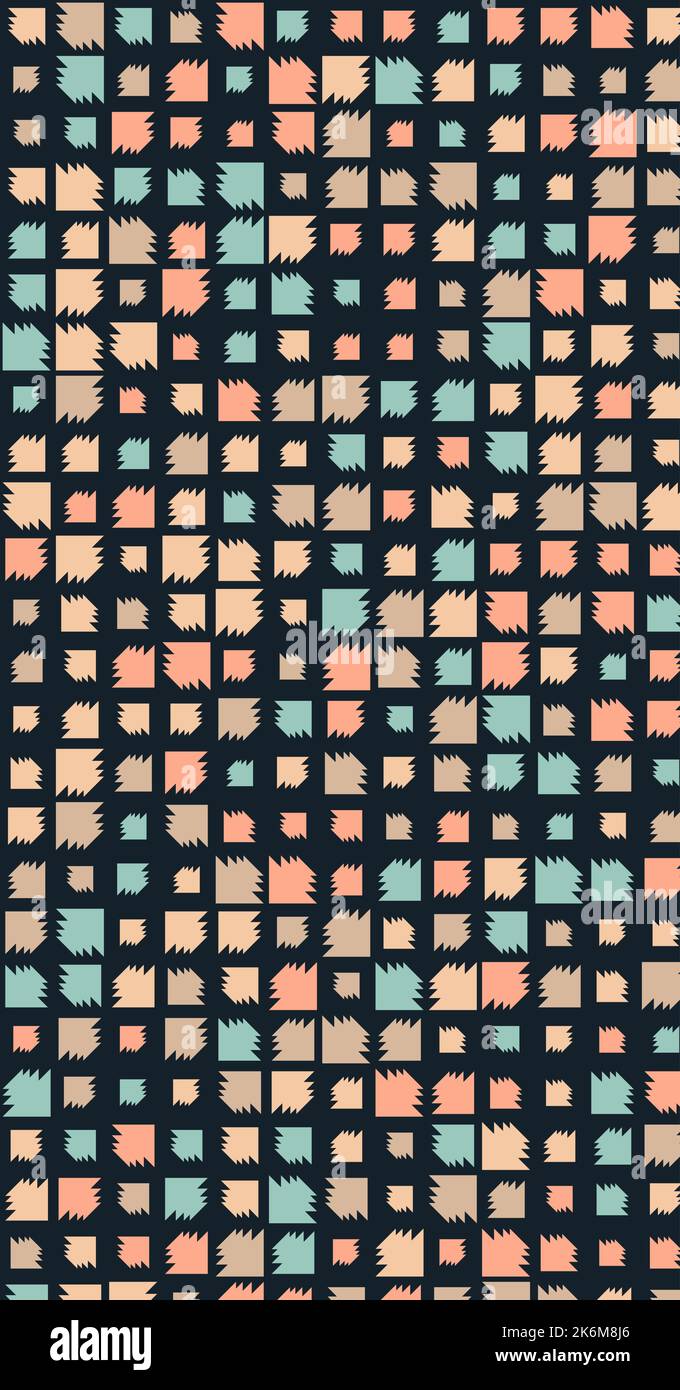 Abstract Round Colour Halftone computational art background ...