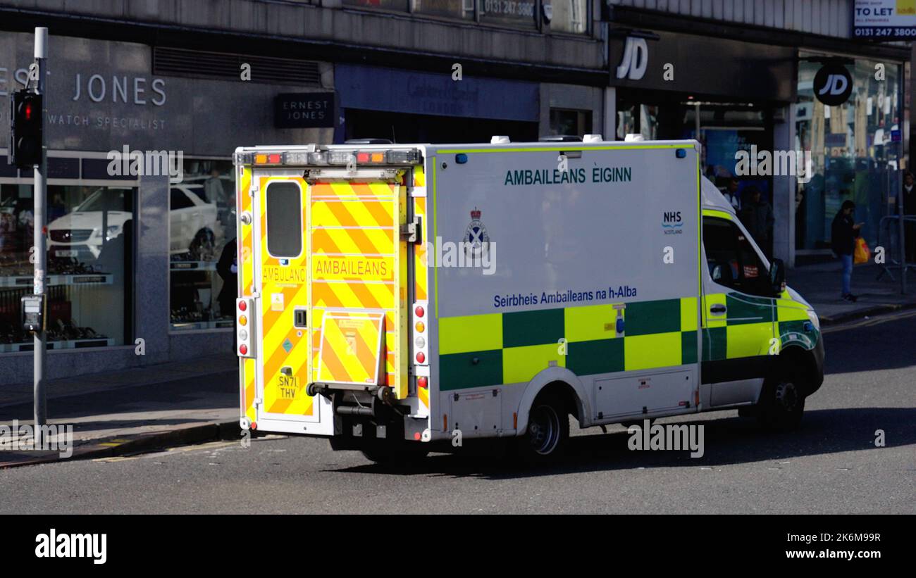 Scottish ambulance vehicle hi-res stock photography and images - Alamy
