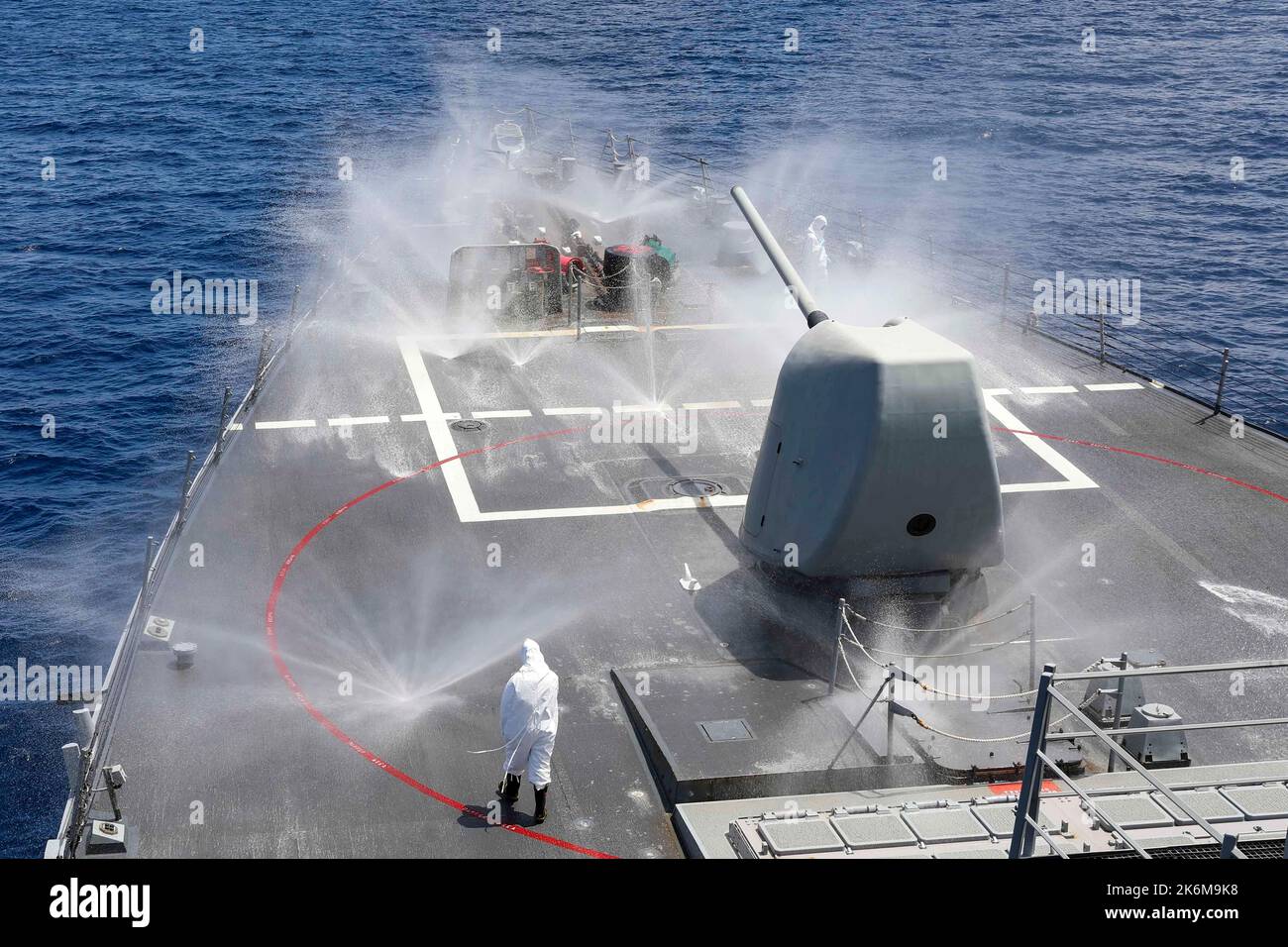 SOUTH CHINA SEA (Sept. 24, 2022) Sailors participate in a counter ...