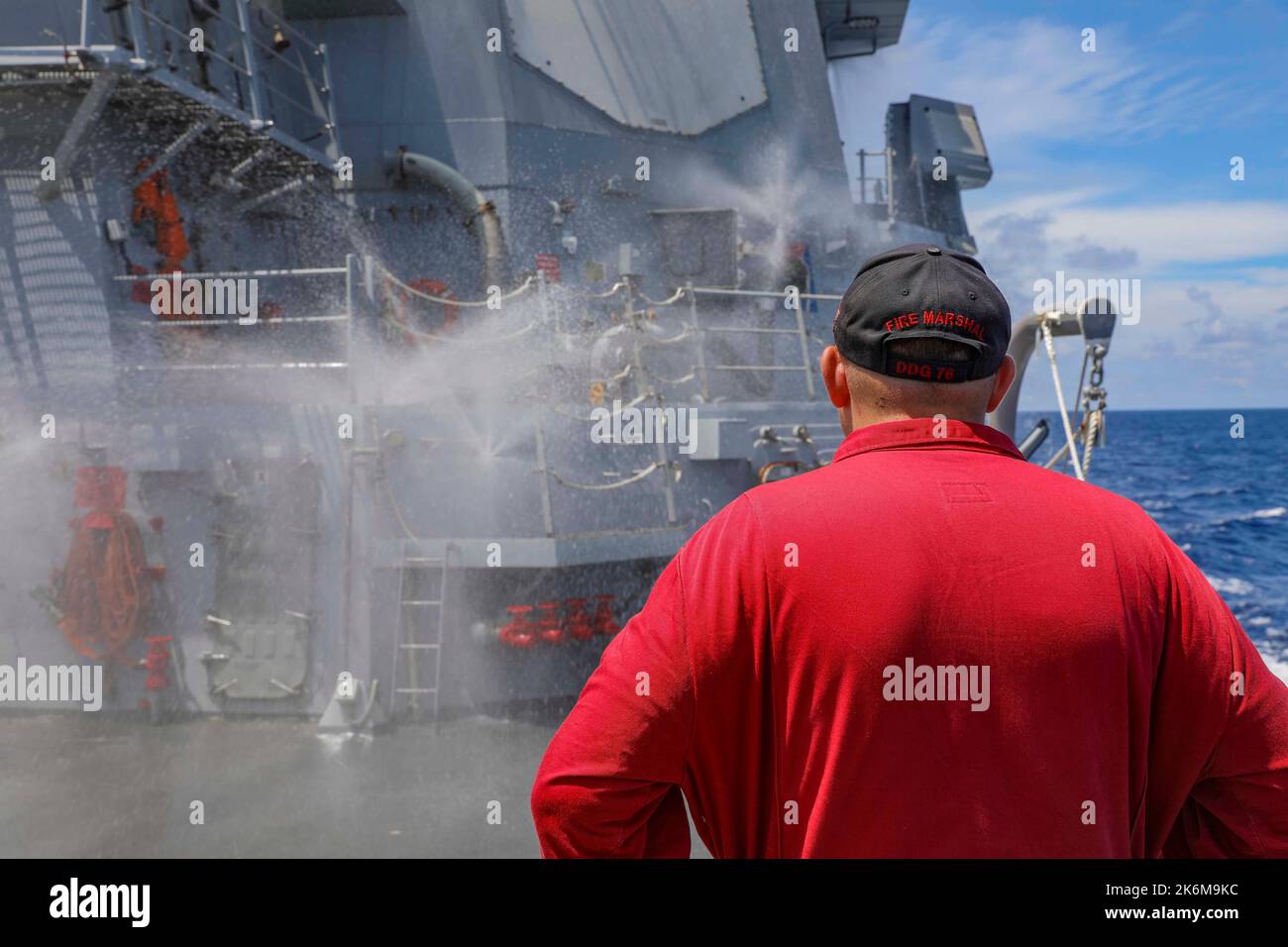 SOUTH CHINA SEA (Sept. 24, 2022) Damage Controlman 1st Class Rhett Orth ...
