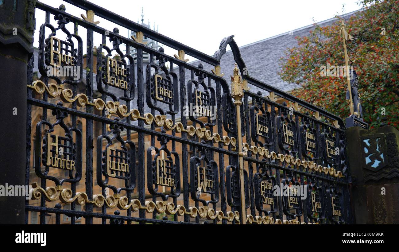 Beautiful Gate to the University of Glasgow- GLASGOW, SCOTLAND ... Beautiful Gate to the University of Glasgow- GLASGOW, SCOTLAND ...