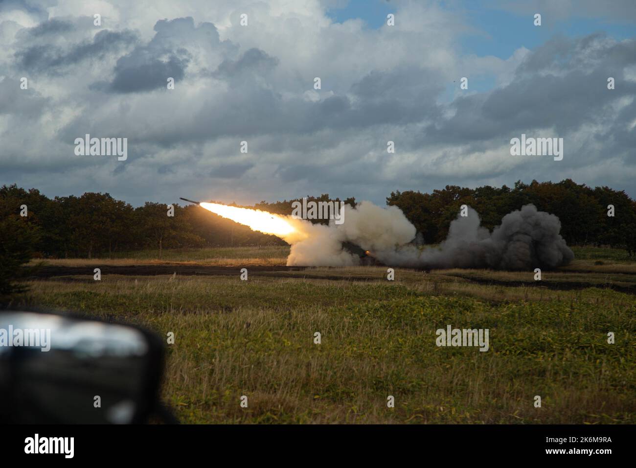 U.S. Marines with 3d Battalion, 12th Marines, 3d Marine Division, fire ...