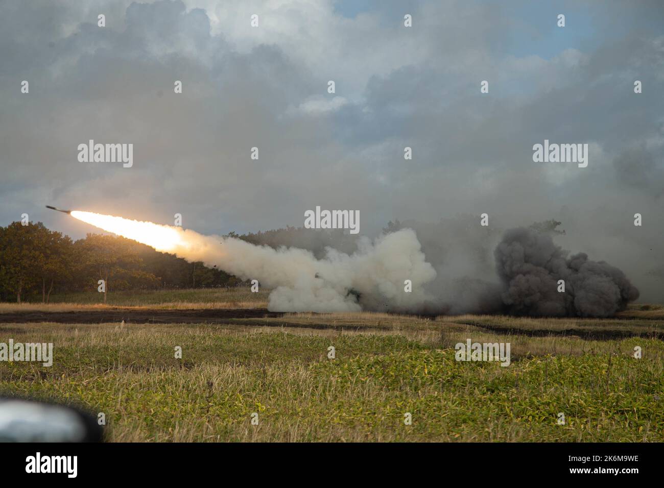 U.S. Marines with 3d Battalion, 12th Marines, 3d Marine Division, fire ...