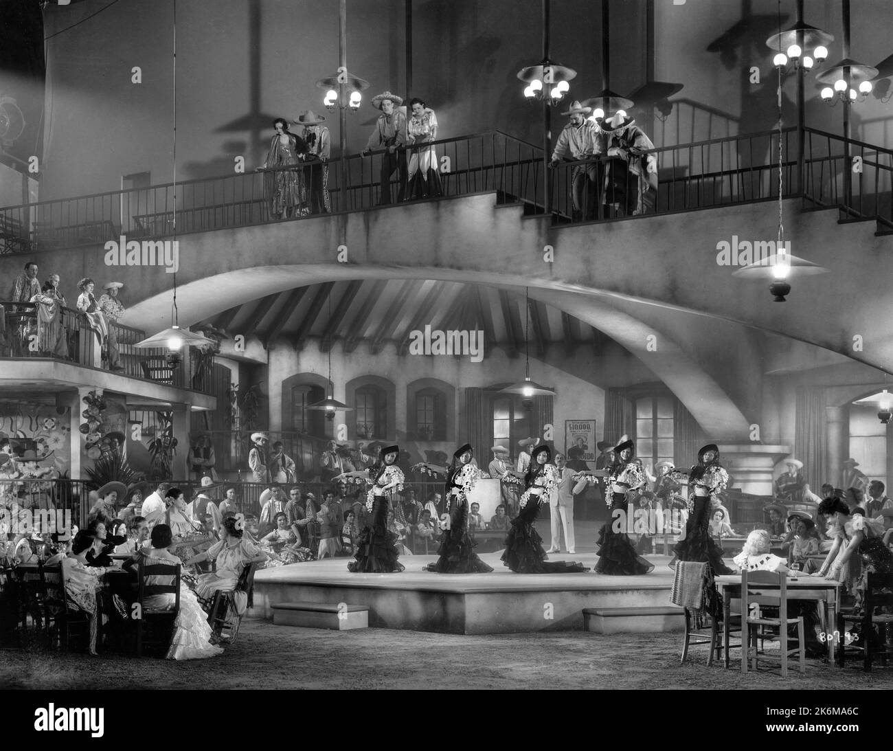 Large Set Production, on-set of the Film, "Reckless", MGM, 1935 Stock ...