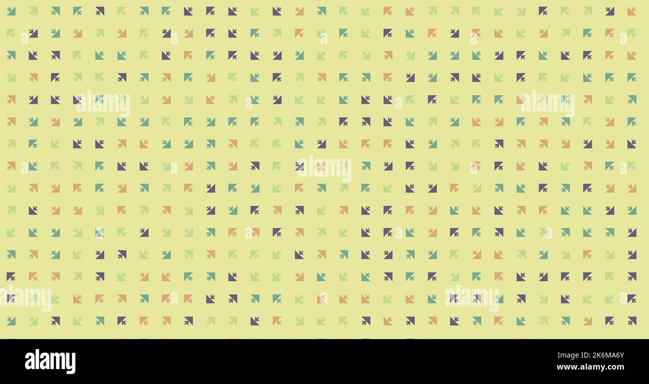 Abstract Round Colour Halftone computational art background ...