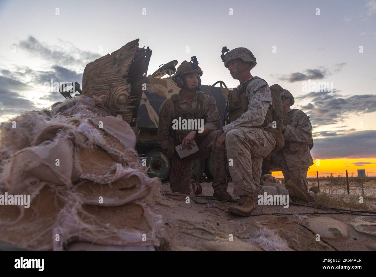 U.S. Marines assigned to Tactical Air Control Party, Marine Aviation ...