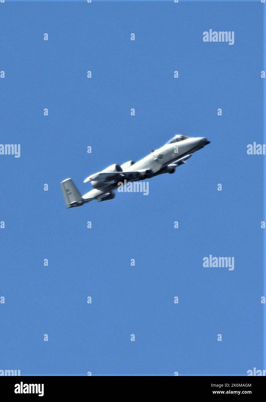 An Air Force pilots guides an A-10C Thunderbolt II aircraft over the ...