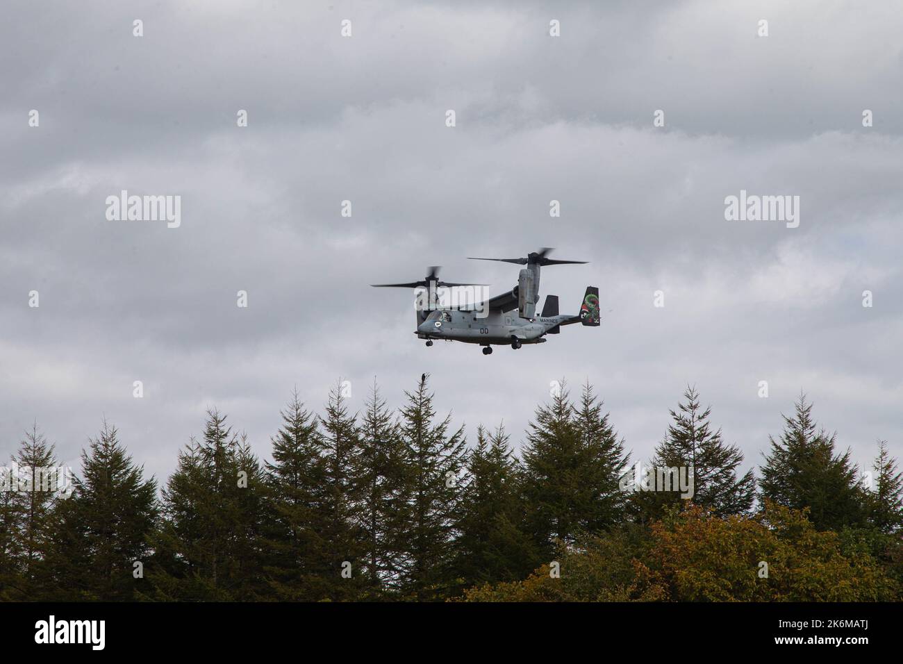 U.S. Marine Corps MV-22B Ospreys with Marine Medium Tiltrotor Squadron ...