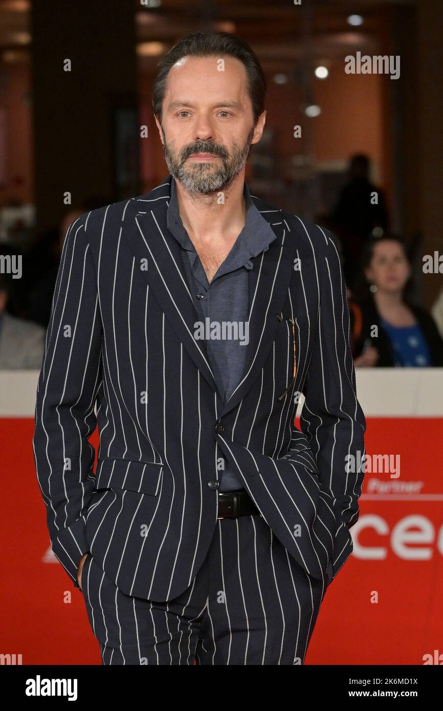 Rome, Italy. 14th Oct, 2022. Sergio Romano attends the red carpet of ...