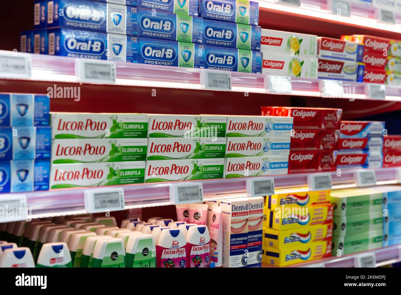 Toothpaste store display hi-res stock photography and images - Alamy