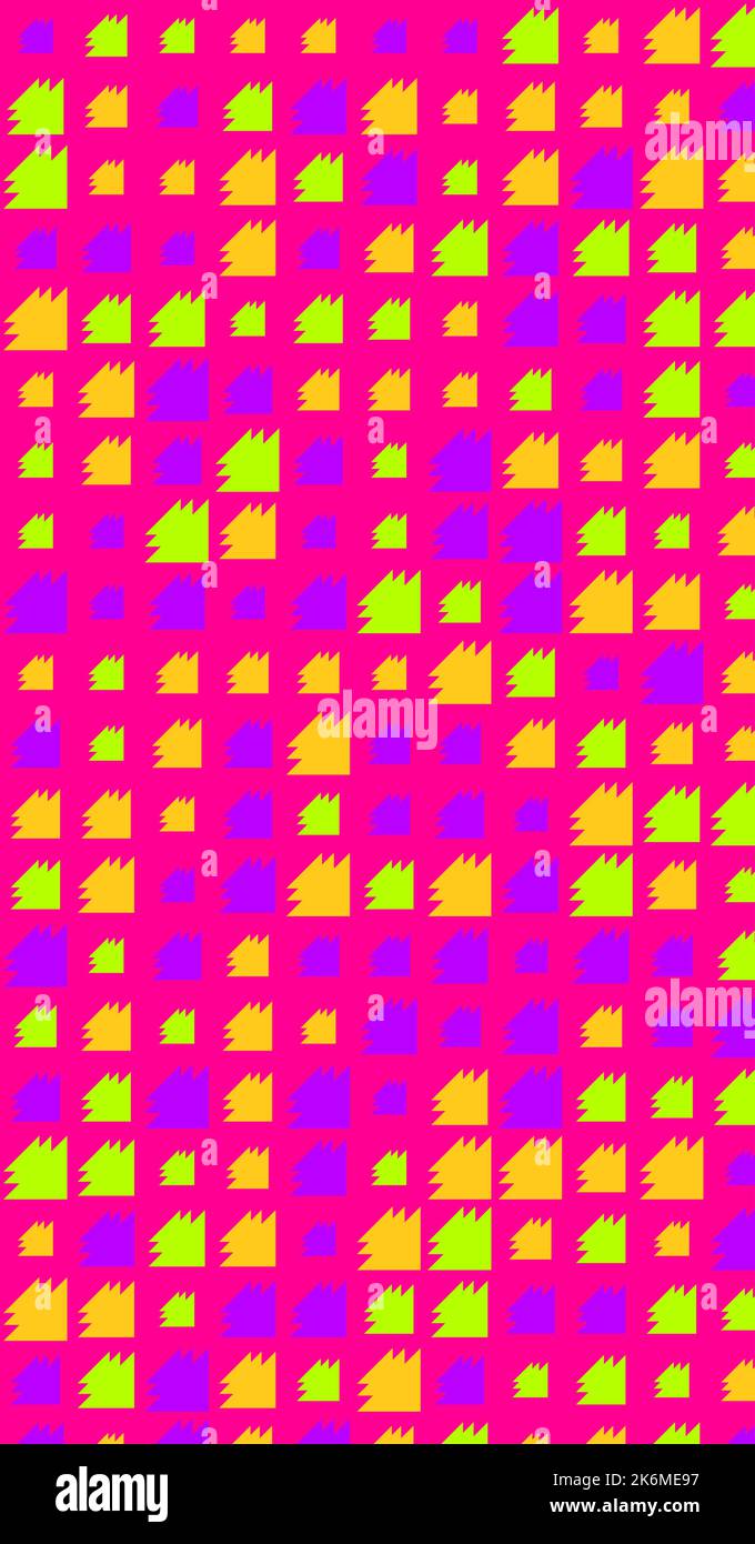 Abstract Round Colour Halftone computational art background ...