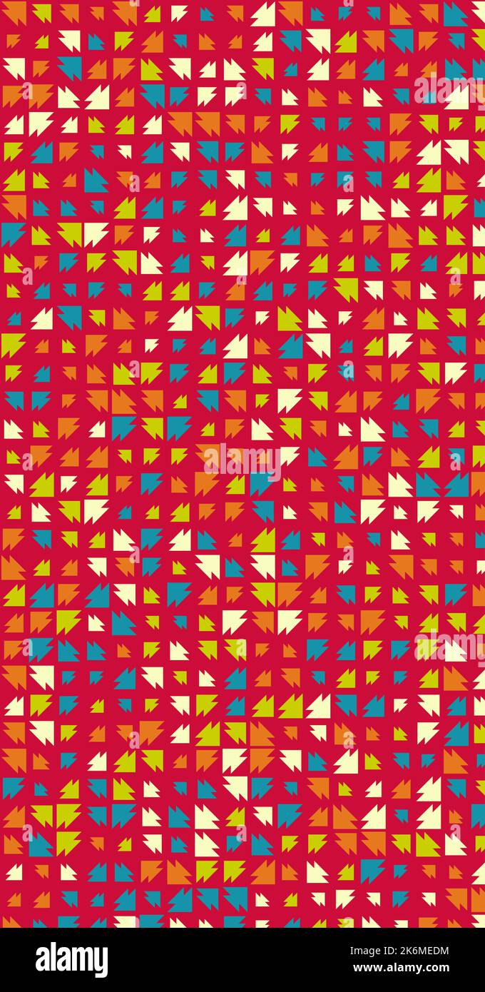 Abstract Round Colour Halftone computational art background ...