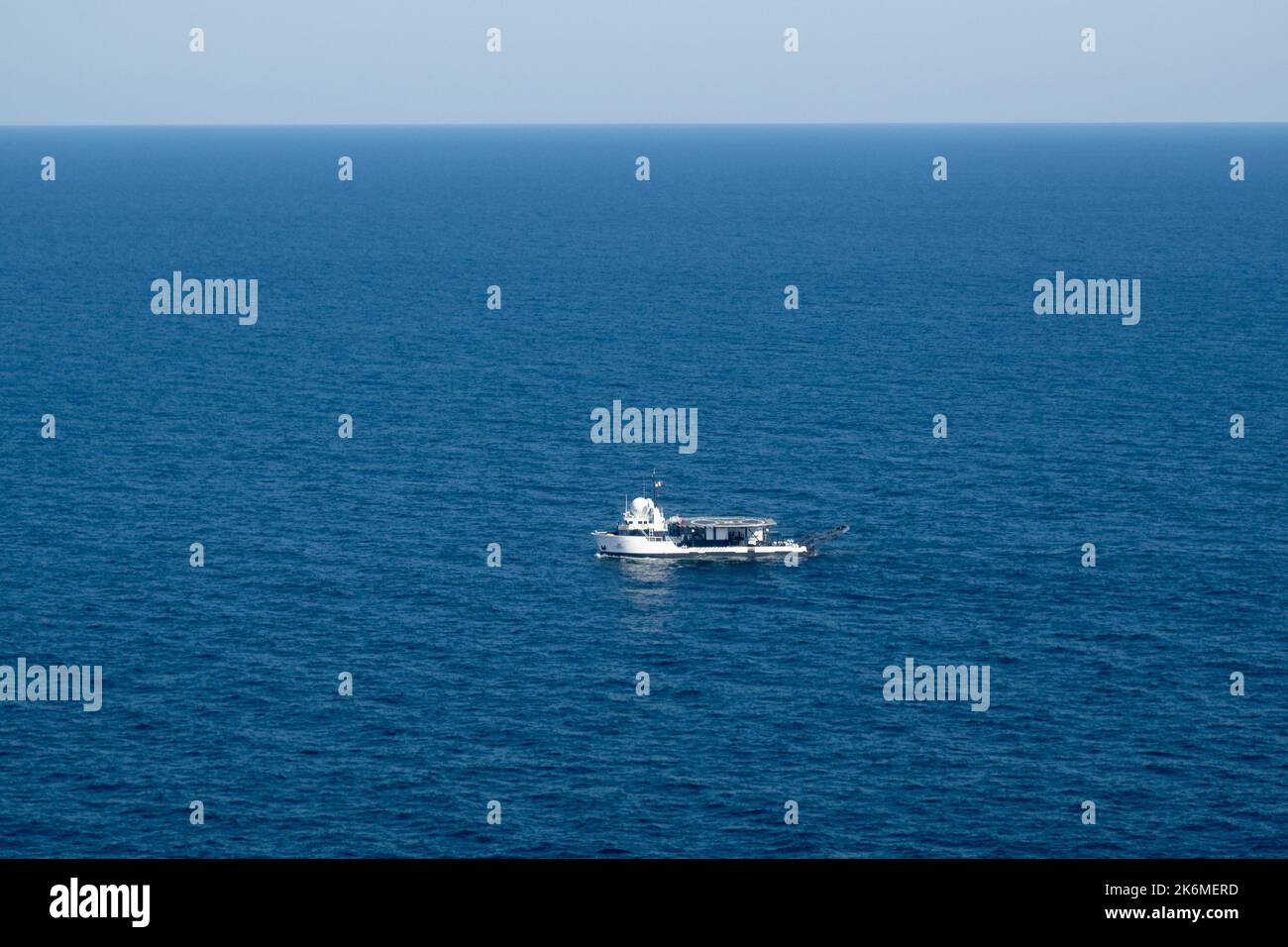 USA. 14th Oct, 2022. The SpaceX recovery ship Megan is seen in the ...