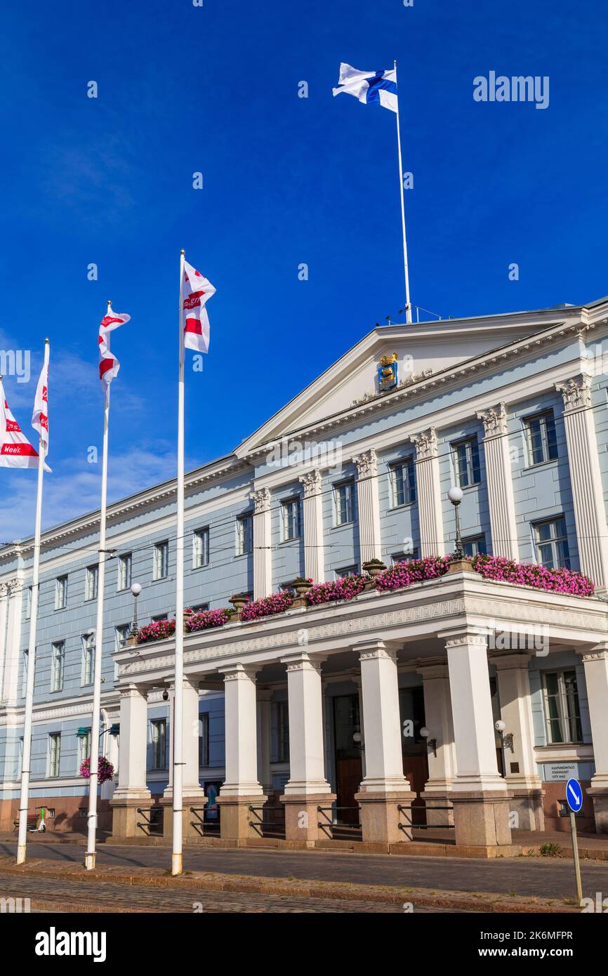 Helsinki City Hall, Finland, Europe Stock Photo - Alamy