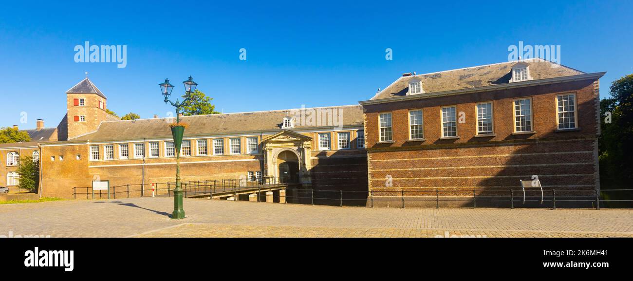 Summer landscape with a view of Breda Castle Stock Photo - Alamy