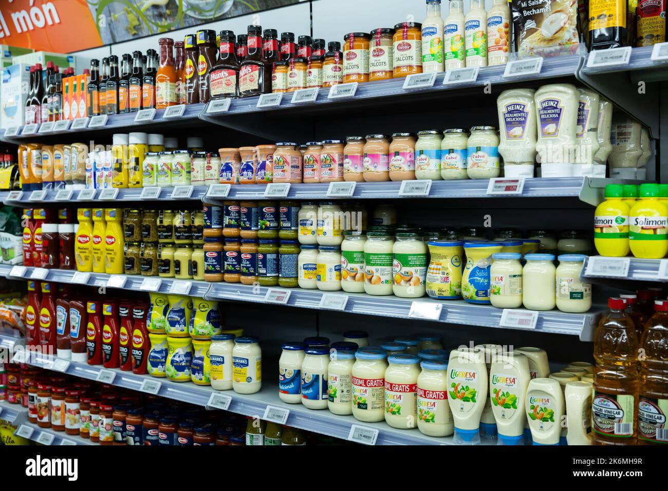 Sauces section hi-res stock photography and images - Alamy