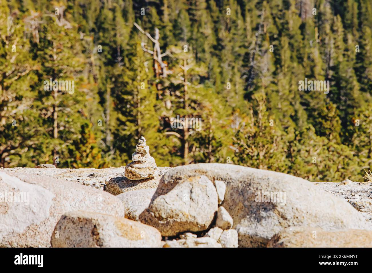 Stacked stones pyramid in the mountains, balance concept Stock Photo ...
