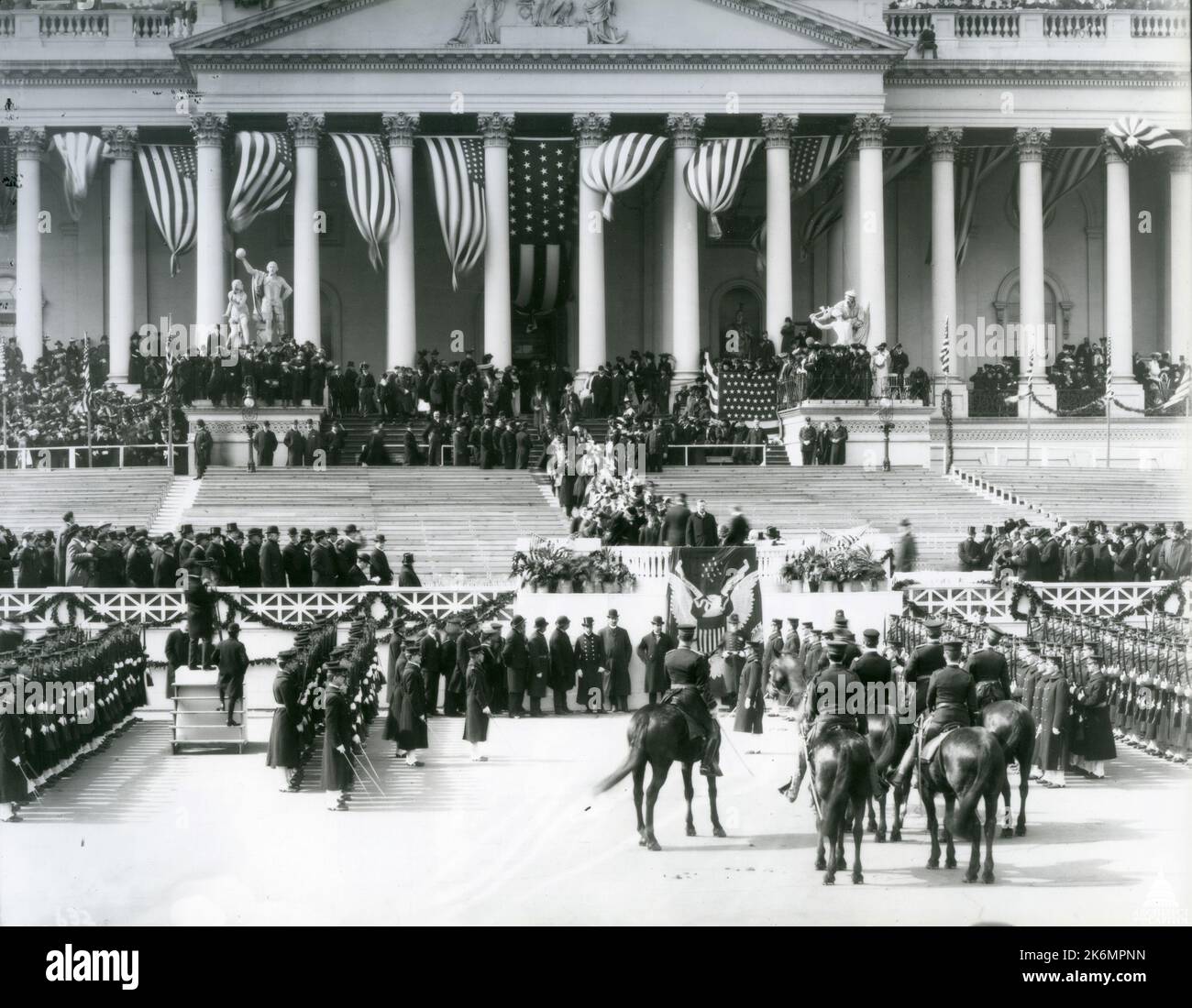 The Inauguration of Theodore Roosevelt on the East Front of the U.S ...