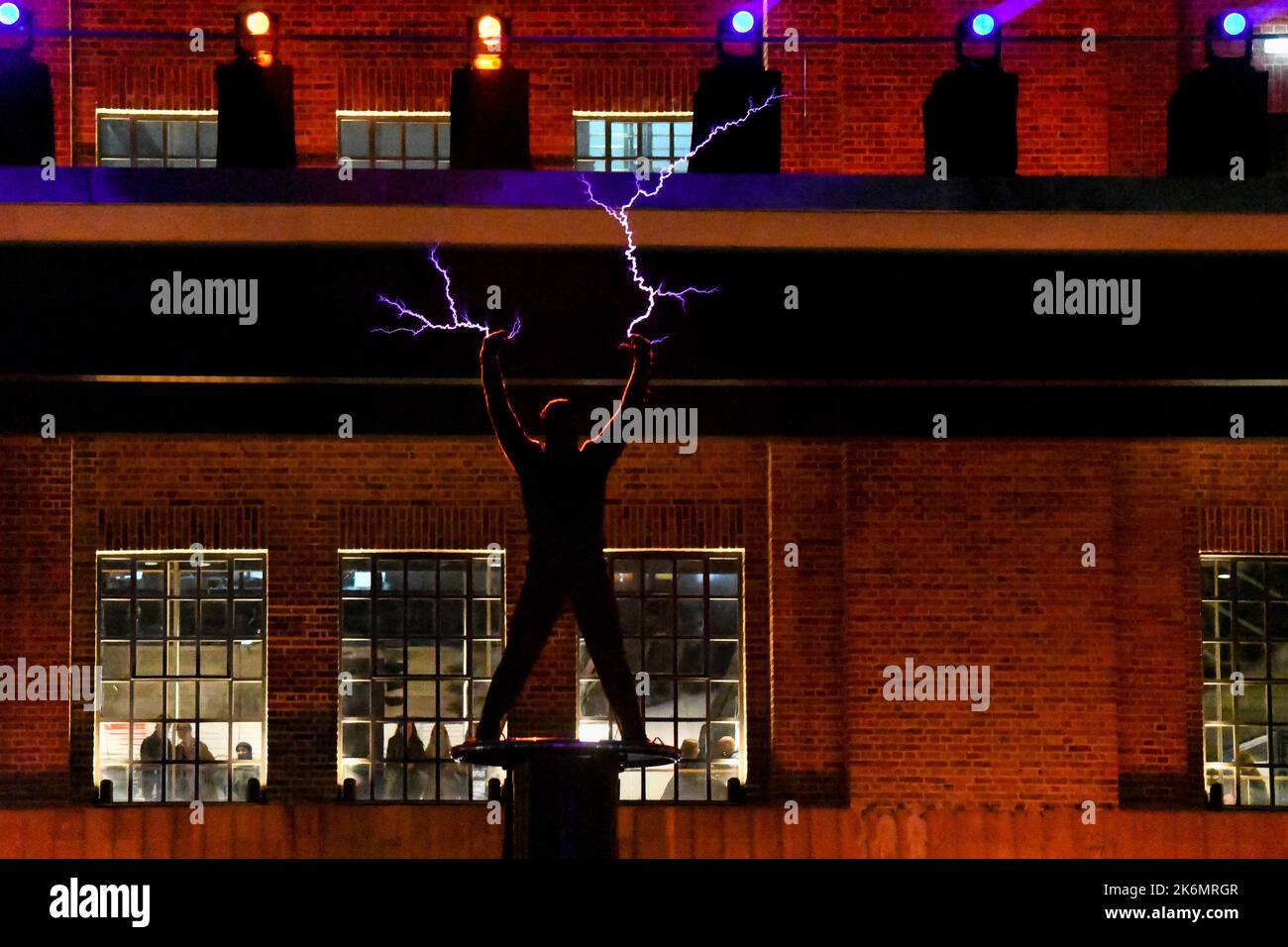 London, UK, 14th October 2022, Battersea Power Station opened by Sadiq ...
