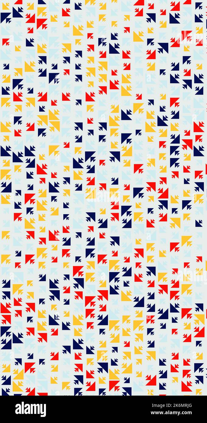 Abstract Round Colour Halftone computational art background ...