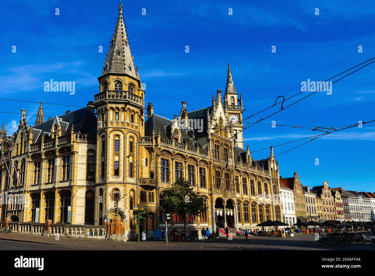 Old Post Office of Ghent Stock Photo - Alamy