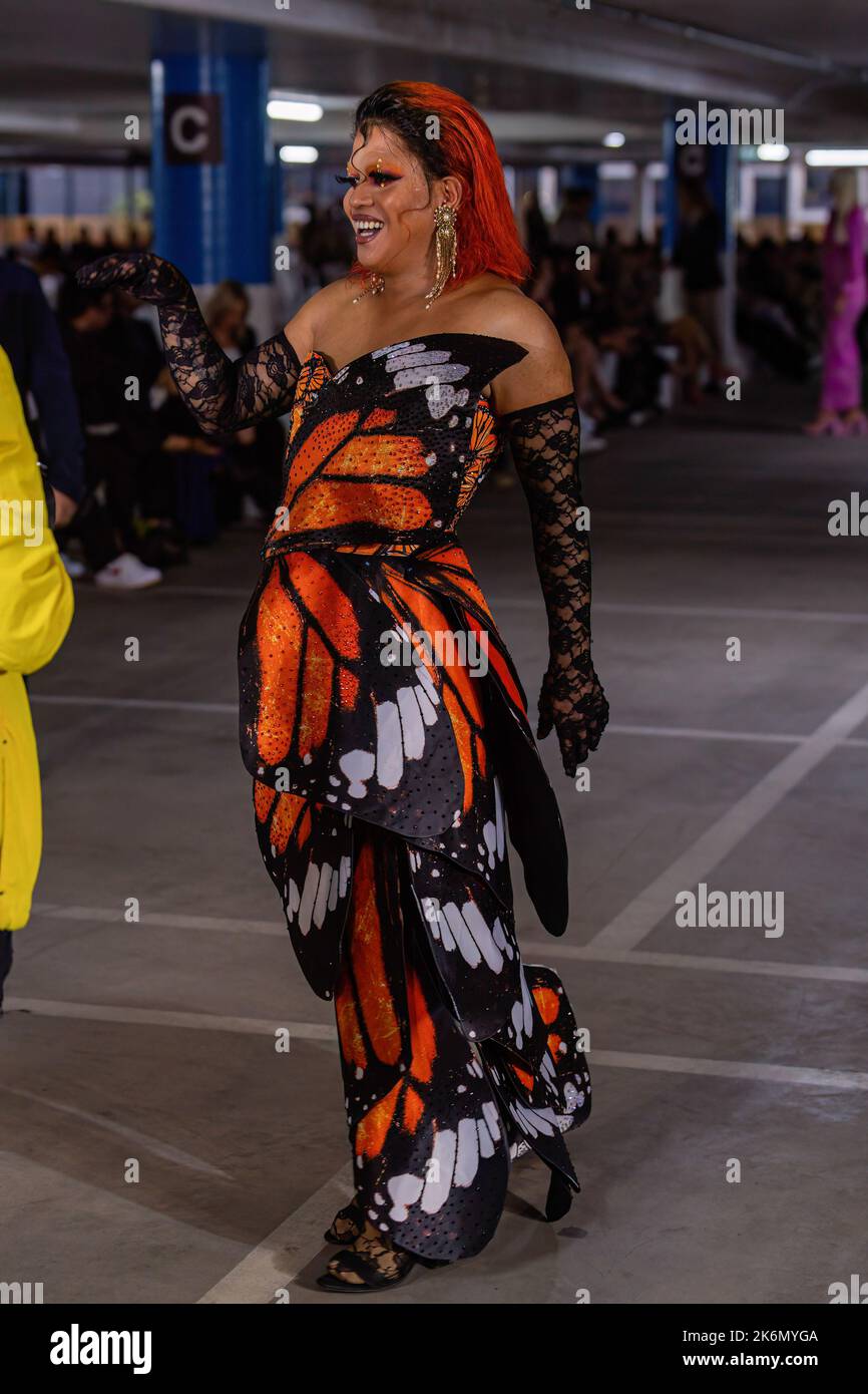 Melbourne, Australia. 14th Oct, 2022. A guest seen at the Justin Cassin ...
