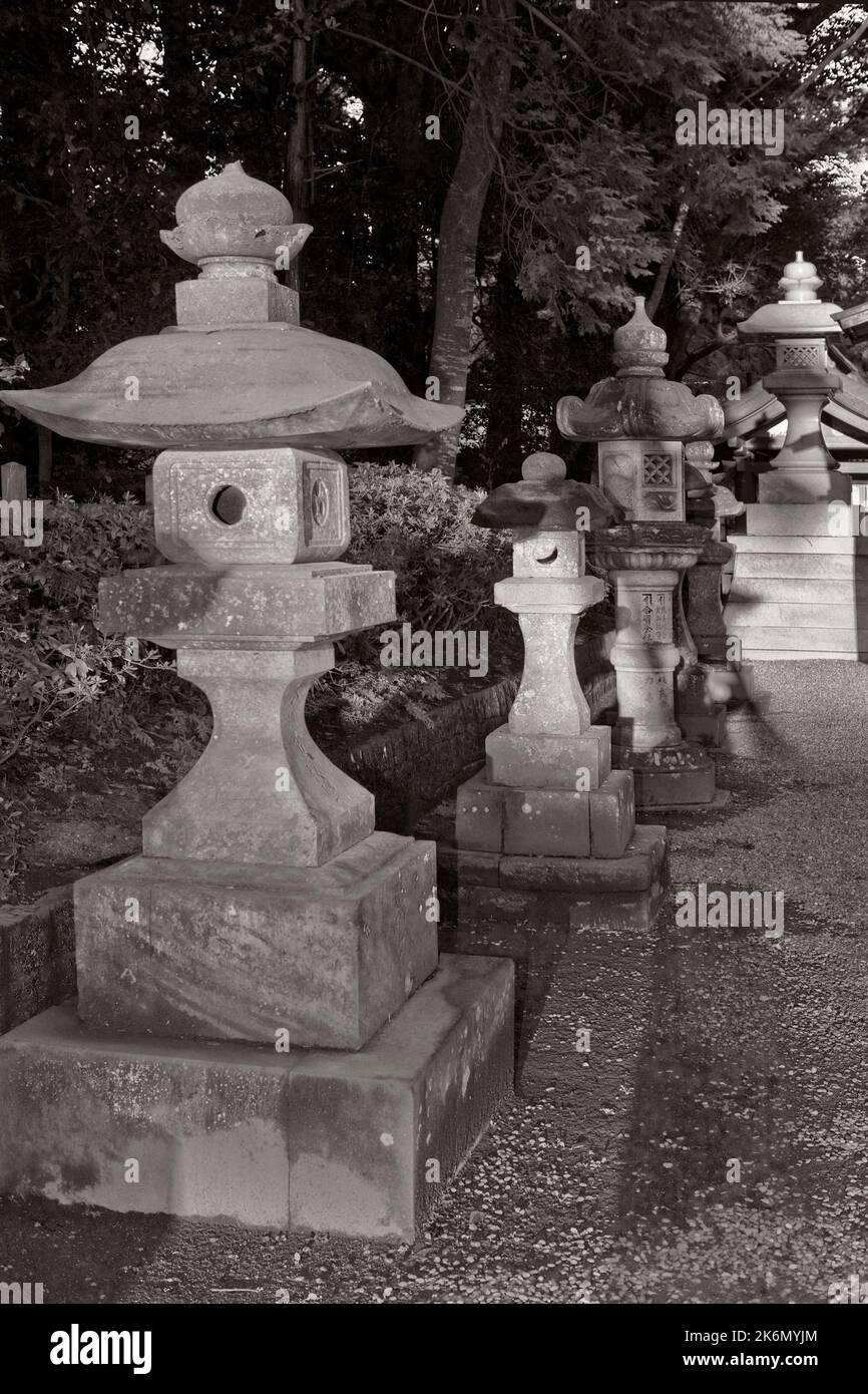 Shinto shrine tokyo stone hi-res stock photography and images - Alamy