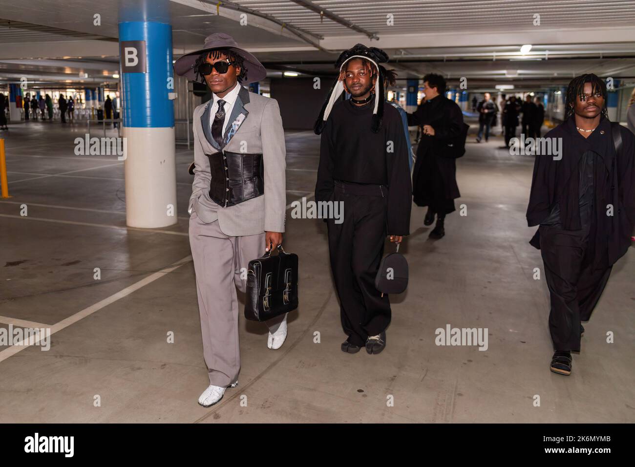 Melbourne, Australia. 14th Oct, 2022. Fashion influencers arrive at the ...