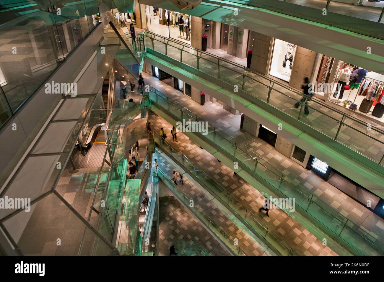Shopping center interior Omotesando Tokyo Japan 3.tif Stock Photo - Alamy