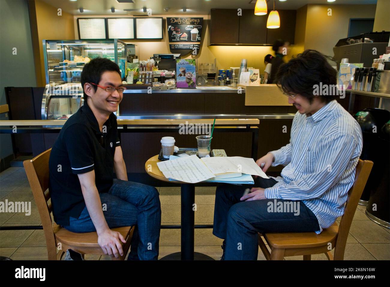 Students campus coffee shop Tokyo University Tokyo Japan Stock Photo ...