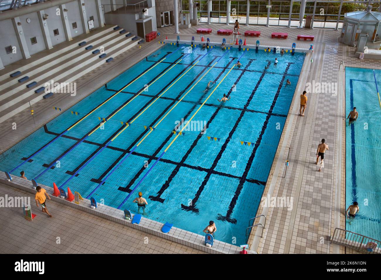 Swimming pool Public gym Ichikawa Tokyo Japan Stock Photo - Alamy