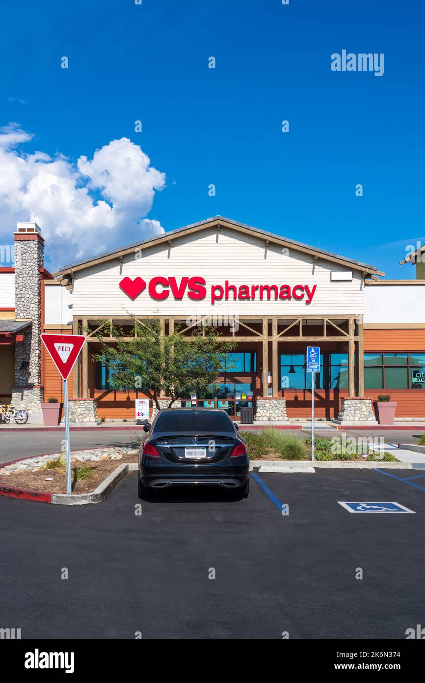 Upland, California, USA – Oct 10, 2022: CVS Pharmacy is a full-service ...