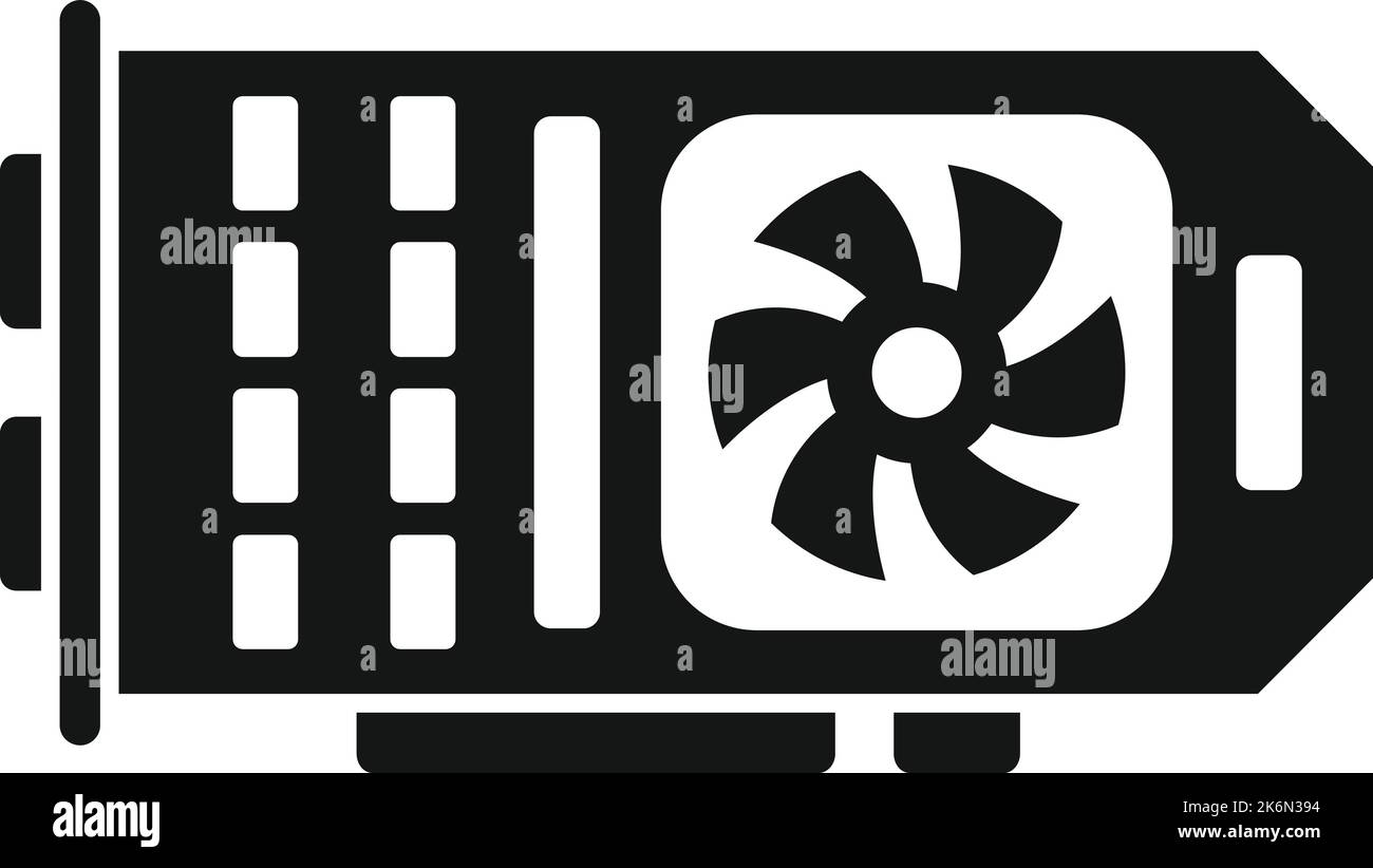 Motherboard gpu icon simple vector. Computer card. Digital memory Stock ... Motherboard gpu icon simple vector. Computer card. Digital memory Stock ...