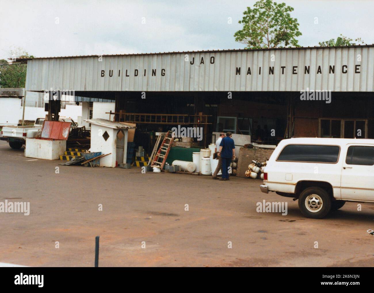 Yaounde - Official Vehicle Maintenance Building - 1990, United States ...
