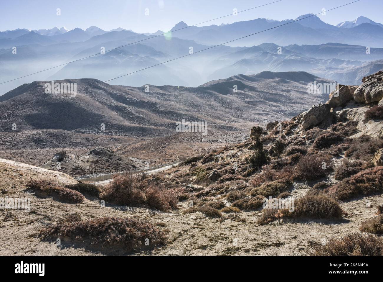 Beautiful mountains in the Himalayas, Upper Mustang, Nepal, Asia, with no snow Stock Photo - Alamy