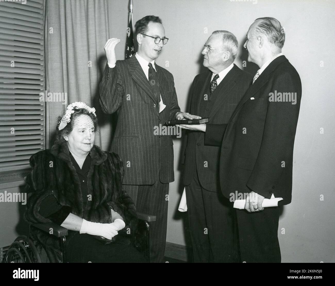 William Howard Taft III Sworn in as Ambassador to Ireland. Seated: Mrs ...