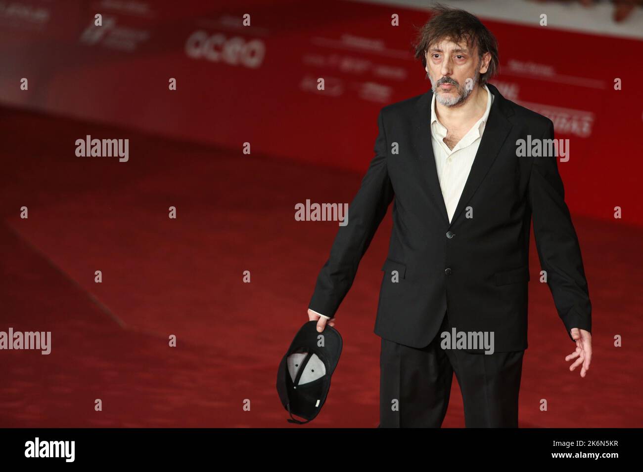 Massimo Ceccherini attends the red carpet of the movie "Colibrì" at the ...