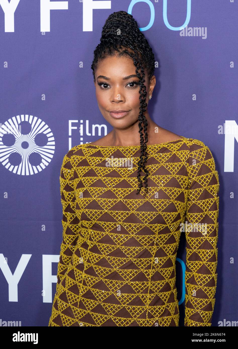 Actress Gabrielle Union wearing dress by Prada attends "The Inspection ...