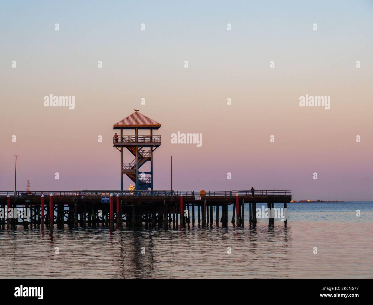 Port Angeles Tower, Port Angeles City Pier, Washington Stock Photo - Alamy