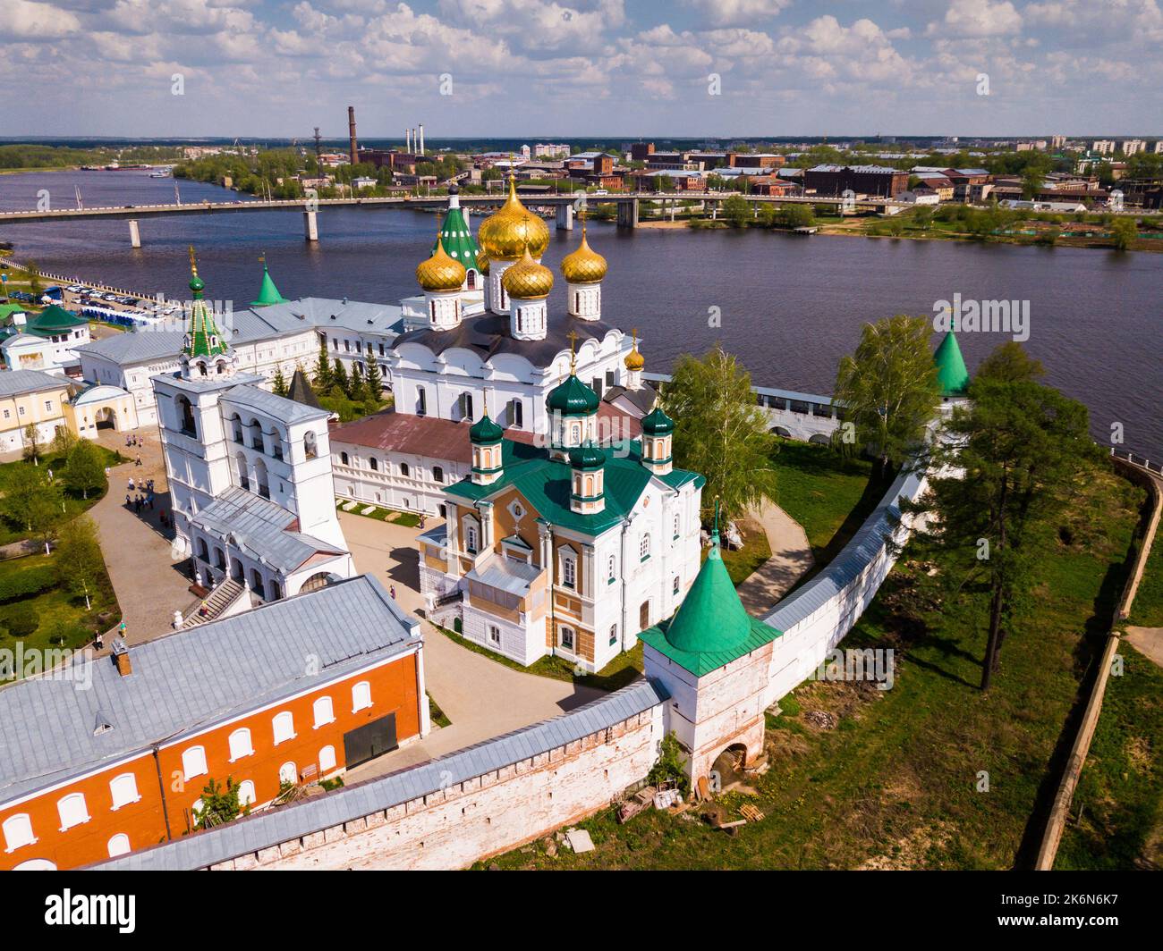 Aerial view of ancient Ipatiev monastery Stock Photo - Alamy